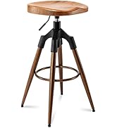 Amazon.com: Brage Living Atlas Industrial Bar Stools Set of 2 ...