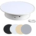 Amazon.com: White Display 360 Degree Electric Turntable,for Small ...