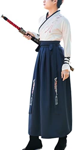 Women's Chinese Ancient Swordman Hanfu Dress Traditional Kungfu Suit ...
