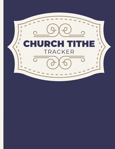 Church Tithe Tracker: Large Church Tithing Log And Offerings Record Log ...