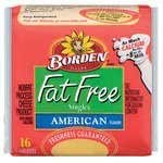Amazon.com: BORDEN CHEESE SLICES AMERICAN SINGLES FAT FREE 12 OZ PACK ...
