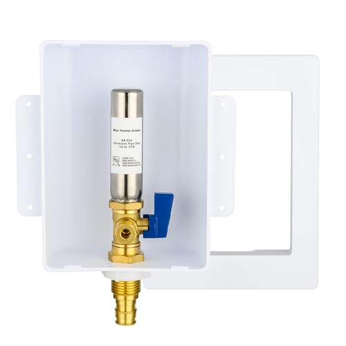 EFIELD Premium Ice Maker Box,1/2-Inch Pex-A Expansion Inlet with ...