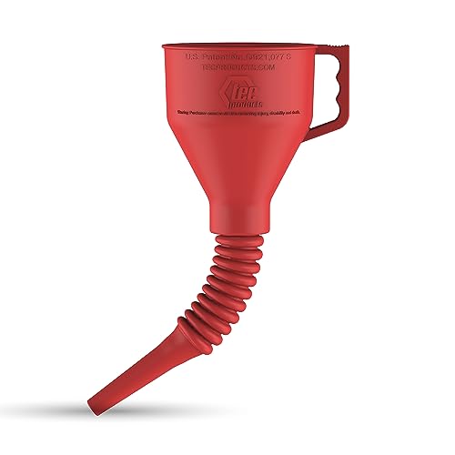 FlexAll Funnel - Flexible Rubber Funnel with Handle, Multiple Sizes and ...