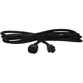 Amazon.com: SF Cable 6ft IEC60320 C14 to C5 18/3 SJT Power Cord, 2.5A ...