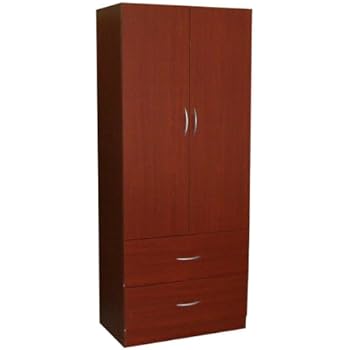 Amazon.com: Home Source Industries RLI2203H Mahogany Wardrobe: Kitchen ...