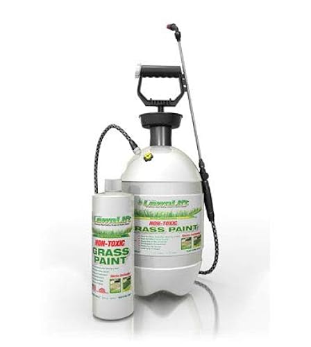 LawnLift Grass Paint Kit (Includes Professional 1 Gallon Sprayer & 32oz ...