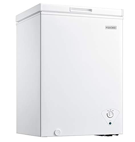 Igloo 3.5 Cu. Ft. Chest Freezer with Removable Basket and Front Defrost ...