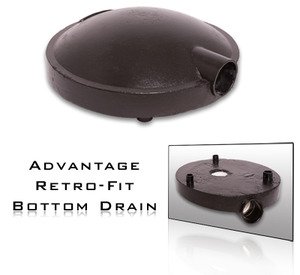 Amazon.com : Advantage 2"" Retro Bottom Drain : Pet Health Care ...