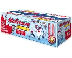 Mr. Freeze Jumbo Ice Pops 27x150ml Freezies {Imported from Canada ...