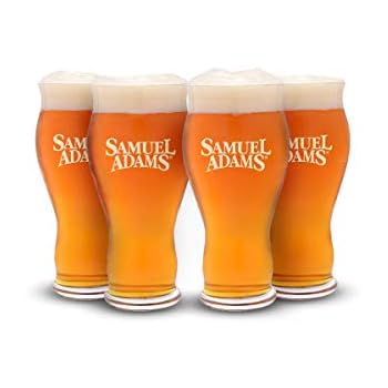 Amazon.com | Samuel Adams Perfect Pint Glass | Set of 2 Glasses: Beer ...