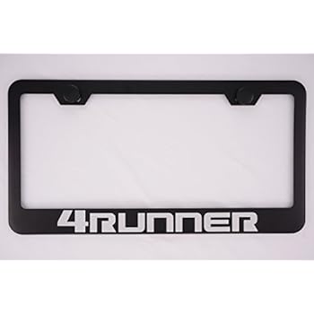 Amazon.com: Toyota 4Runner Black Steel License Plate Frame: Automotive