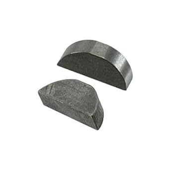 Amazon.com: 1/4" X 7/8" Steel Woodruff Keys (Pack of 12): Industrial ...