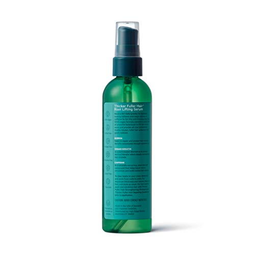 Thicker Fuller Hair, Root Lifting Serum By, Green, 4 Fl Oz - Black Hair ...