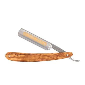 Amazon.com: DOVO Inox Straight Razor with Olive Wood Handle 5/8 Inch ...