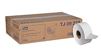 Tork Universal TJ0922A Jumbo Bath Tissue Roll, 2-Ply, 8.8" Dia, 3.55 ...