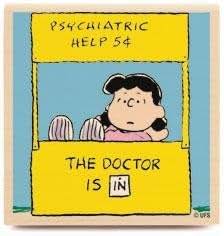 Amazon.com: Peanuts Lucy Mood Booth - Psychiatric Help 5 Cents - Doctor ...
