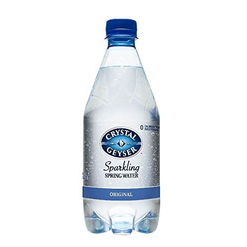 Crystal Geyser Natural Sparkling Spring Water, Unflavored, No Artificial Ingredients or ...
