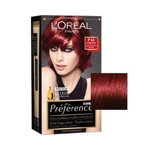 L'Oreal Paris Feria Hair Color P46 Ruby Power - Intense deep red ...