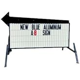 Amazon.com : A-11-H Portable Flashing Roadside Sign | Changeable Letter ...