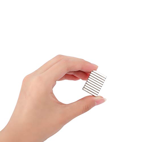 Yizhet 20 Pieza Neodimio N52 Imán,Mini Raro Tierra 20 x 10x 2 mm Imanes ...