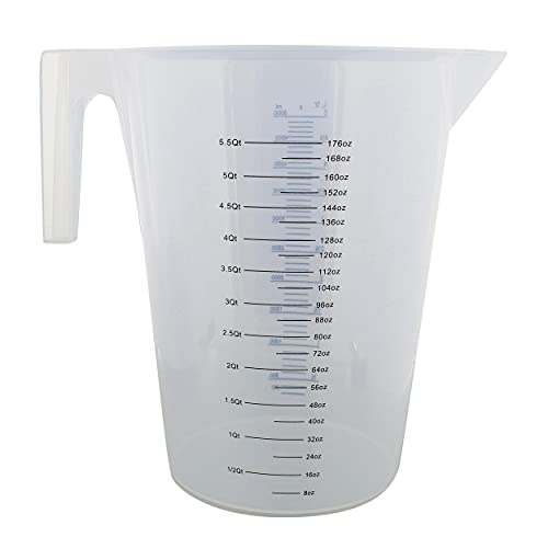 ABN 5L Paint Mixing Pitcher - 3pk 5 Liter Plastic Bucket for Painters ...