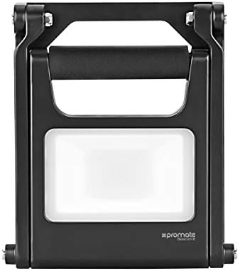 Promate LED Flood Light, Super-Bright 1440 Lumens Rechargeable 8800mAh ...