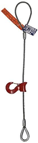 Single Leg Wire Rope Sling | 1.4 Ton Vertical Rated Capacity | Flemish ...