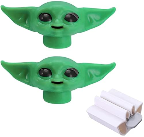 Baby Y-oda Toothpaste Topper, 2 Pack Toothpaste Topper with 1 ...