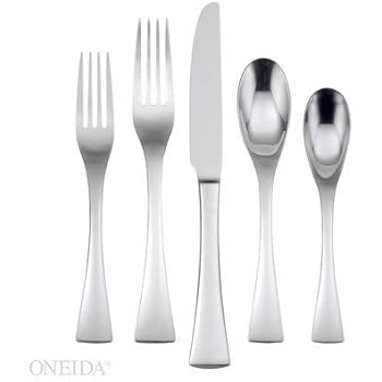 Amazon.com | Oneida 20-Piece Stasis Flatware Set: Flatware Sets