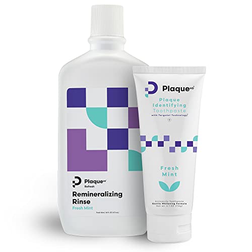 Plaque HD Plaque Identifying Toothpaste And Mouth Rinse Bundle | Made ...