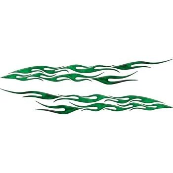 Amazon.com: Inferno Green Flame decal kit for Car, Truck, Motorcycle or ...
