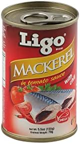 Ligo Mackerel In Tomato Sauce & Chili 155 G. price in Saudi Arabia ...