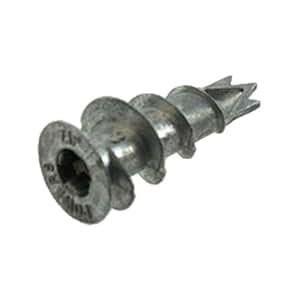 Amazon.com: Large Metal Zip-It Wall Anchors - uses # 8 X 1" Screw (Box ...