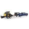 ERTL 1/32 Big Farm Ram 3500 Dually Quad Cab with Lowboy and New Holland ...