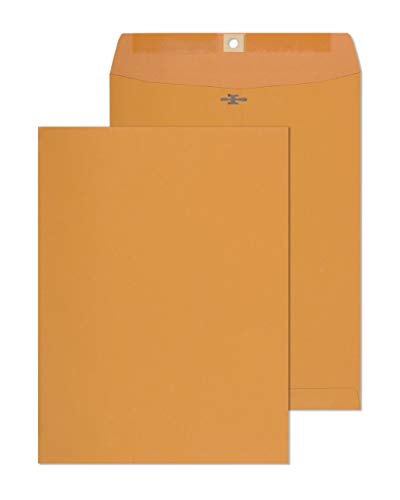 EnDoc 9 1/2 x 12 1/2 Clasp Envelopes - 100 Pack - Brown Kraft Catalog ...