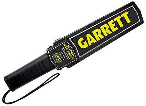 Garrett Metal Detectors Super Scanner V Hand Held Personal Search Wand ...