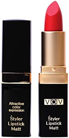 Vov Matte Lipstick, Sparkling Red 117, White Pearl, 2000 price in Saudi ...
