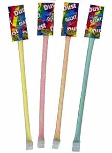 Giant Rainbow Dust Straws x10: Amazon.co.uk: Grocery
