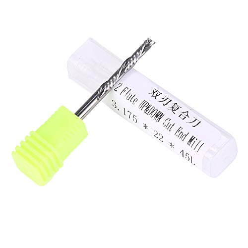 Carbide End Mills Up & Down Cut 1/8 Inch Shank,CNC Spiral Router Bits(3 ...