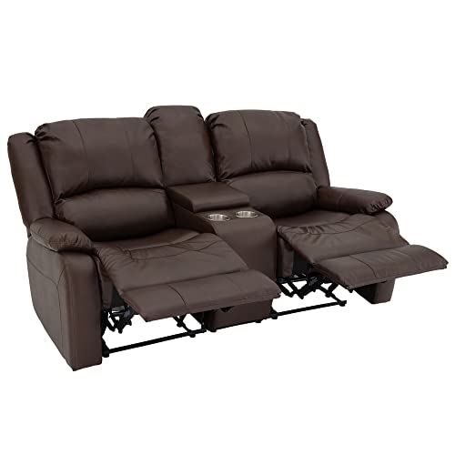 RecPro Charles Collection | 70" Double Recliner RV Sofa & Console | RV ...