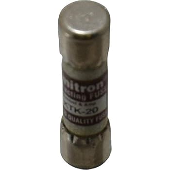 Bussmann KTK-20 KTK020 Midget Fuse, Fast Acting, KTK, 20A, 600V: Amazon ...