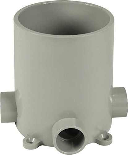 Orbit Industries FLBC-P-R Round PVC Floor Box Housing For Concrete ...