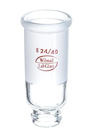 Amazon.com: Wilmad LG-6879-120 Glass Adapter Only with RotoVap, 24/40 ...