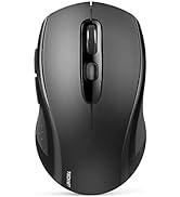 Amazon.com: Bluetooth Wireless Mouse, TECKNET 3 Modes Bluetooth 5.0 & 3 ...