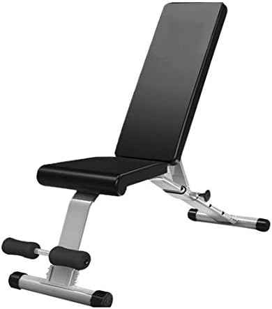 MNJKL Weight Bench Foldable, Utility Sit Up Bench Gym Bench Strength ...