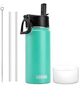 Amazon.com: koodee Kids Water Bottle 12 oz Stainless Steel Vacuum ...
