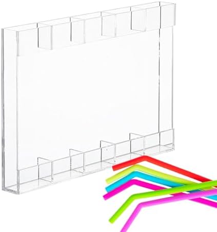 Straw Organizer for Cabinet - Kitchen Accessories Storage | Large ...