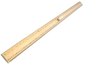 Wooden Metre Stick Yard Stick Ruler With Handle Imperial & Metric CM ...