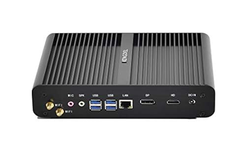 KINGDEL® NC860 Mini Desktop Computer, Fanless Mini PC, Intel i7 10th ...