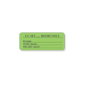 Amazon.com: PDC Healthcare 59704471 IV Label Wraparound Paper ...
